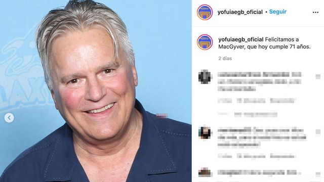Así es Richard Dean Anderson, el actor que interpretó a MacGyver, en la ...