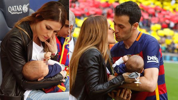Sergio Busquets se lleva al campo a su talismán: ¡su hijo Enzo en el ...