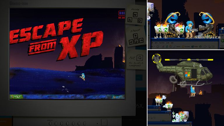 Windows XP resucita como zombi en Escape from XP