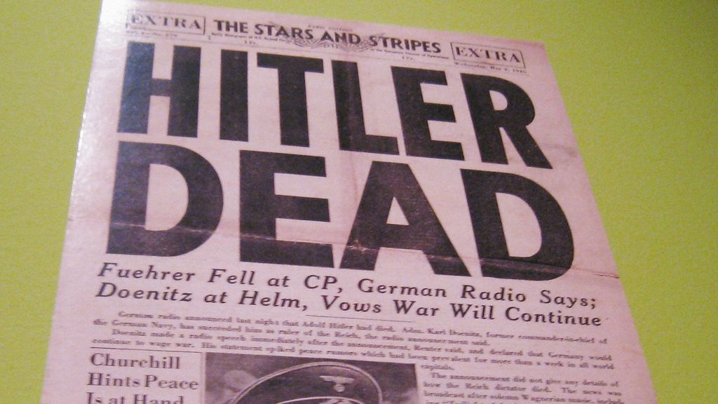 Se cumplen 70 años de la muerte de Hitler