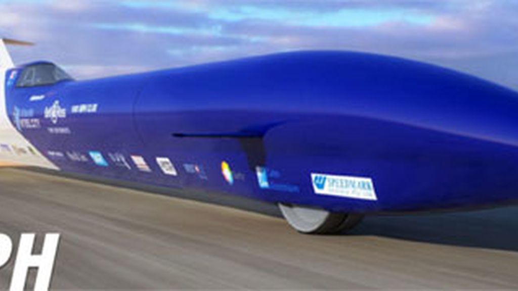 Fabrican el coche-cohete que superará los 1.000 kilómetros por hora