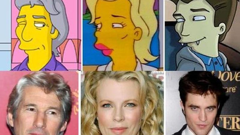 Parecidos de famosos con dibujos animados