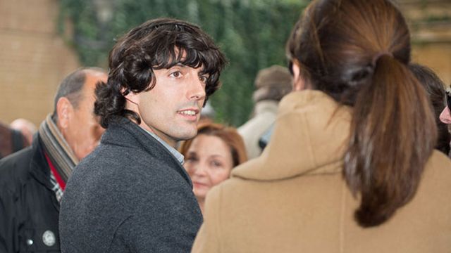 Su hijo Alejandro y su viuda, Reyes Monforte, en el último adiós de ...