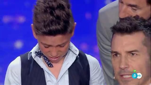 Weryu, el niño flamenco, se pone a llorar al ser eliminado de ‘Got Talent’