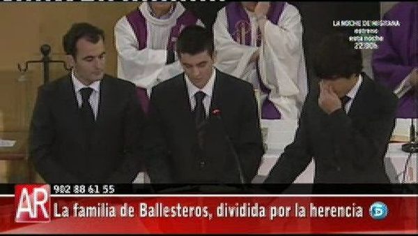 La familia Ballesteros, dividida por la herencia del golfista