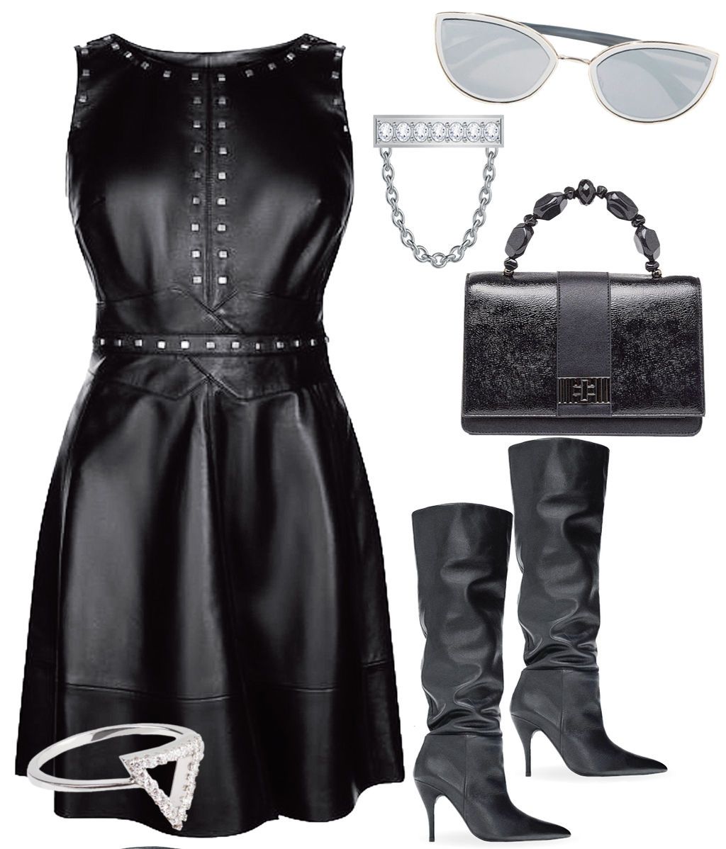 Vestidos de cuero ¡De la pasarela al armario!