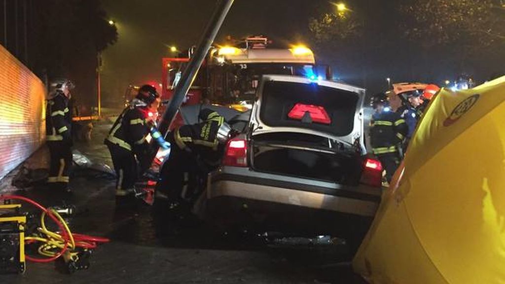 Un Accidente De Tráfico En Madrid Deja A Un Joven Muerto Y A Un Herido