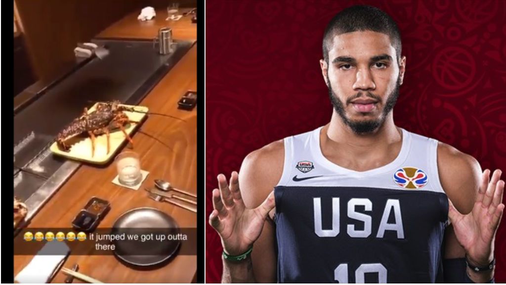 Jayson Tatum se va de cena con la selección estadounidense y se lleva ...