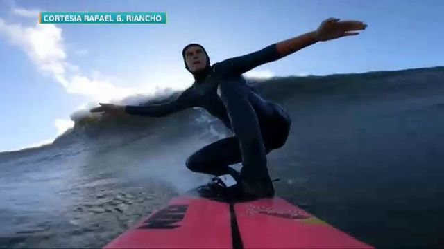 La francesa Justine Dupont podría haber surfeado la ola más grande de ...