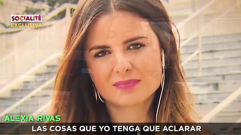Socialité | Alexia Rivas se pronuncia sobre el escándalo con Alfonso ...