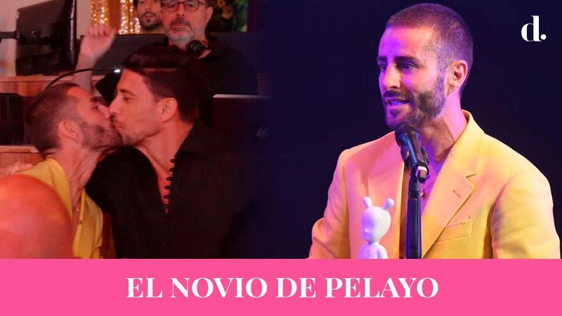 Pelayo Díaz posa por primera vez públicamente con su novio Gal Marom ...
