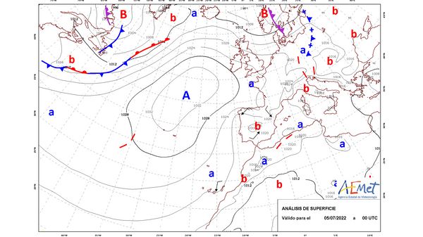 El anticiclón de las Azores bate récords de 1.200 años