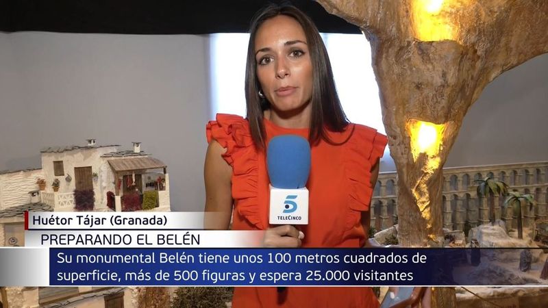 Huétor Tájar, en Granada, empieza a instalar su belén de Navidad