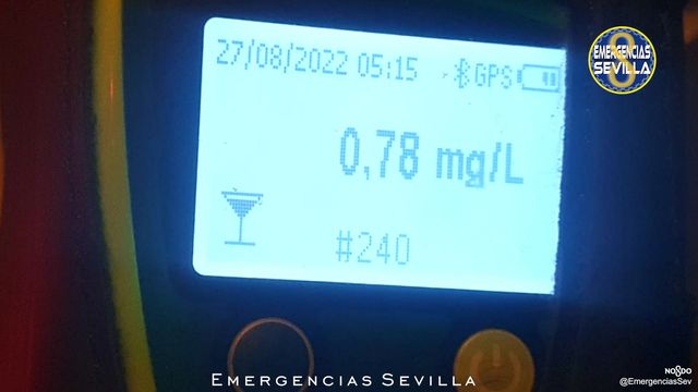 Un conductor que casi cuadruplicaba la tasa de alcohol permitida ...