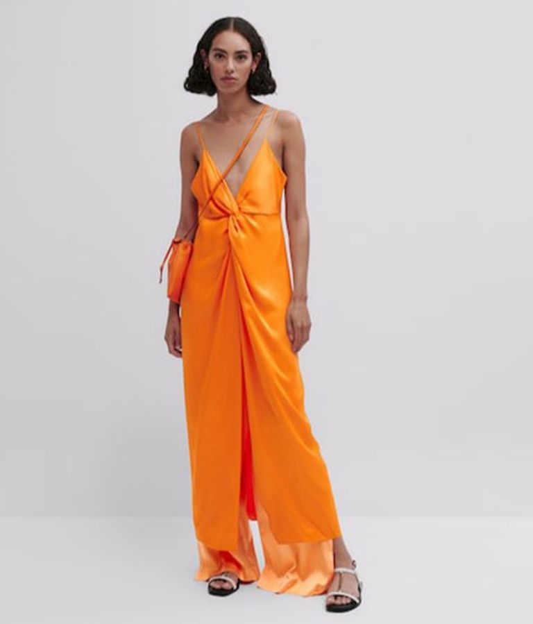 Los vestidos de invitada naranjas más impresionantes para bodas - Divinity