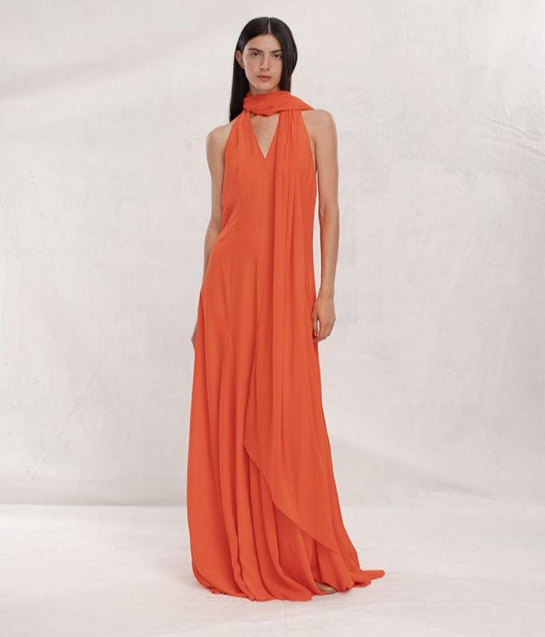 Los vestidos de invitada naranjas más impresionantes para bodas - Divinity