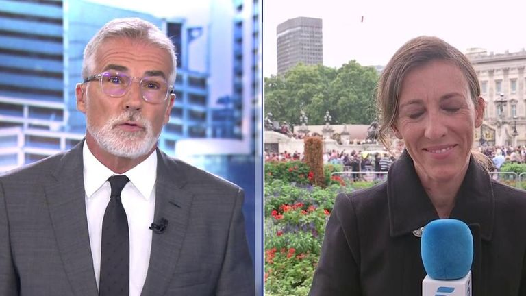 La emoción de Ainhoa Paredes tras la muerte de la reina Isabel II