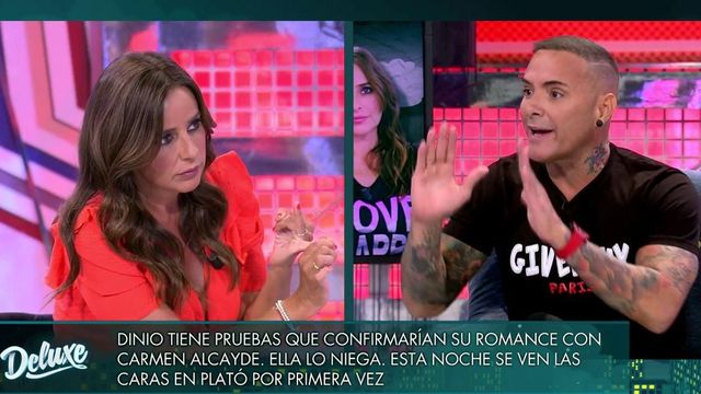 Carmen Alcayde, Dinio y su noche de pasión: se destapa quién miente en ...