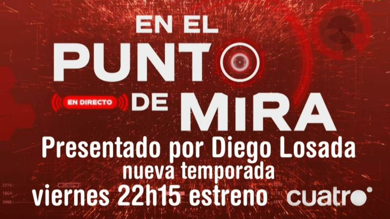 Arranca una nueva etapa de ‘En el punto de mira’, en directo y con Diego Losada como presentador