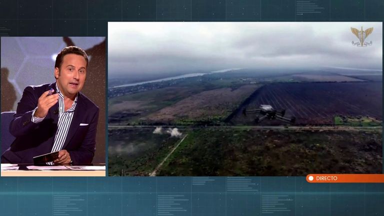 Iker Jiménez, impactado con una batalla de drones en el cielo ucraniano ...