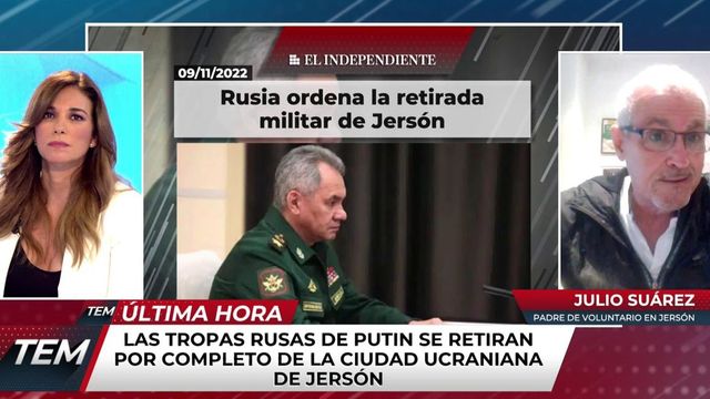 Julio Suárez, padre de español en Ucrania, no confía en la retirada ...