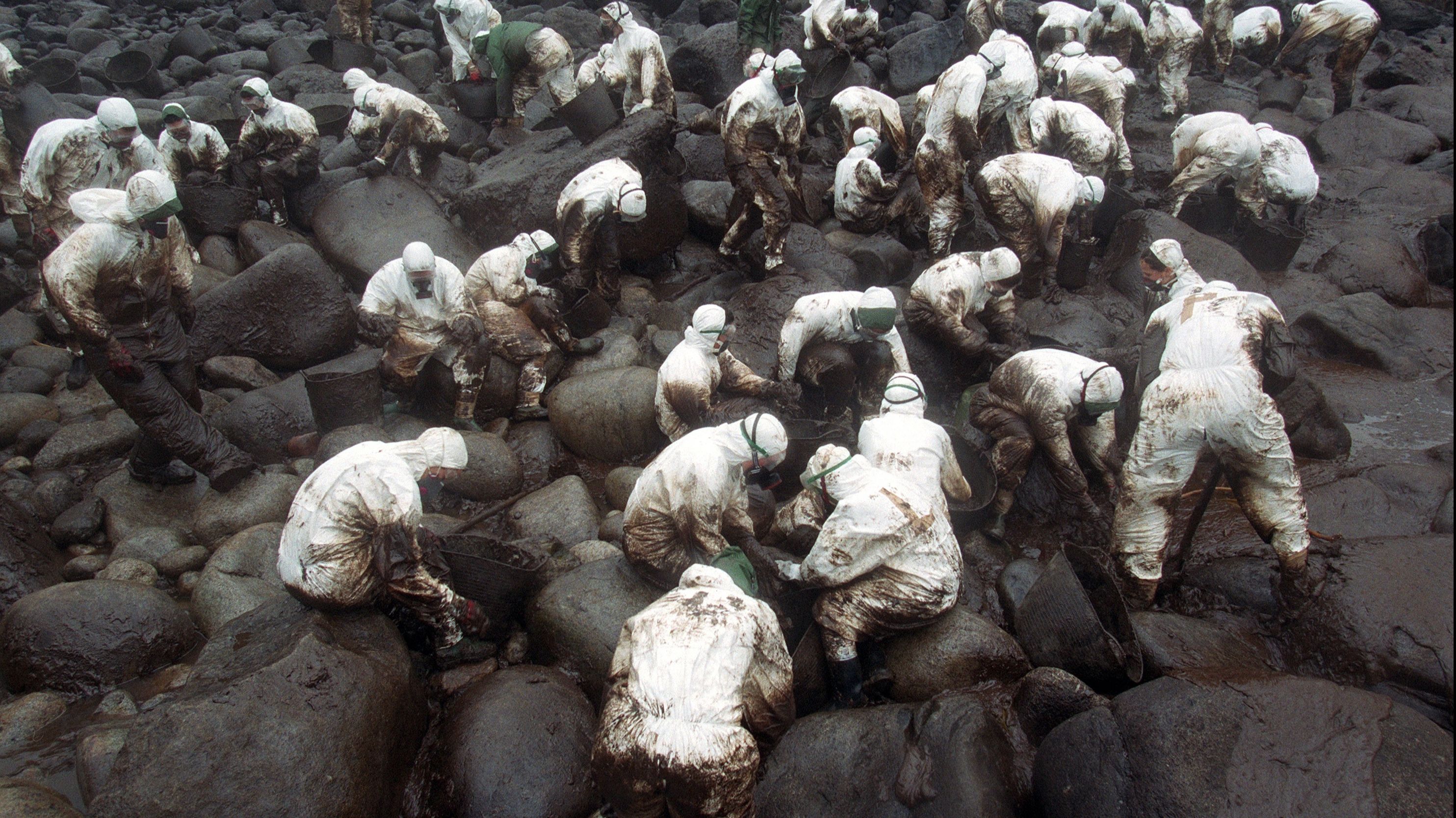 Las imágenes aéreas del desastre del Prestige - NIUS