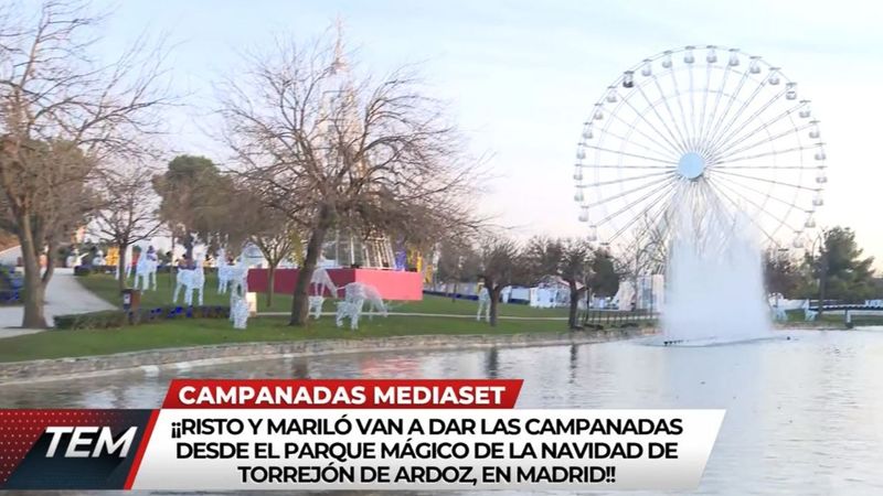 El Parque Mágicas Navidades en Torrejón de Ardoz acogerá las campanadas de Mediaset