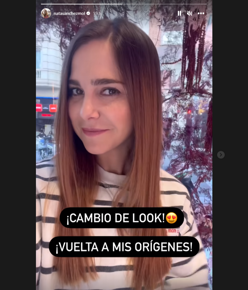 Natalia Sánchez cambia radicalmente de look y vuelve a sus orígenes ...
