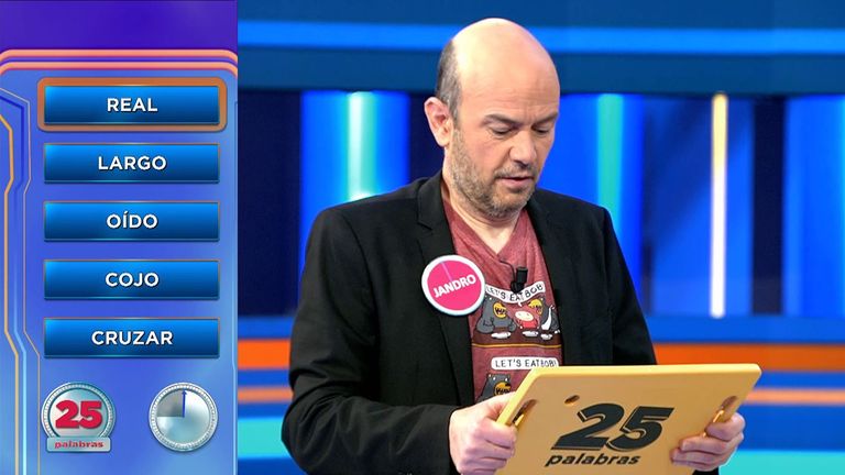 Ver '25 palabras' (09/02/2023), online y completo en Telecinco
