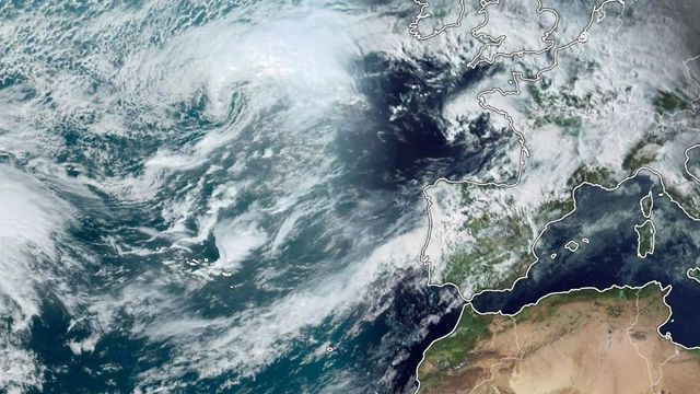 Una borrasca pone en alerta a España por la lluvia, el viento y las olas