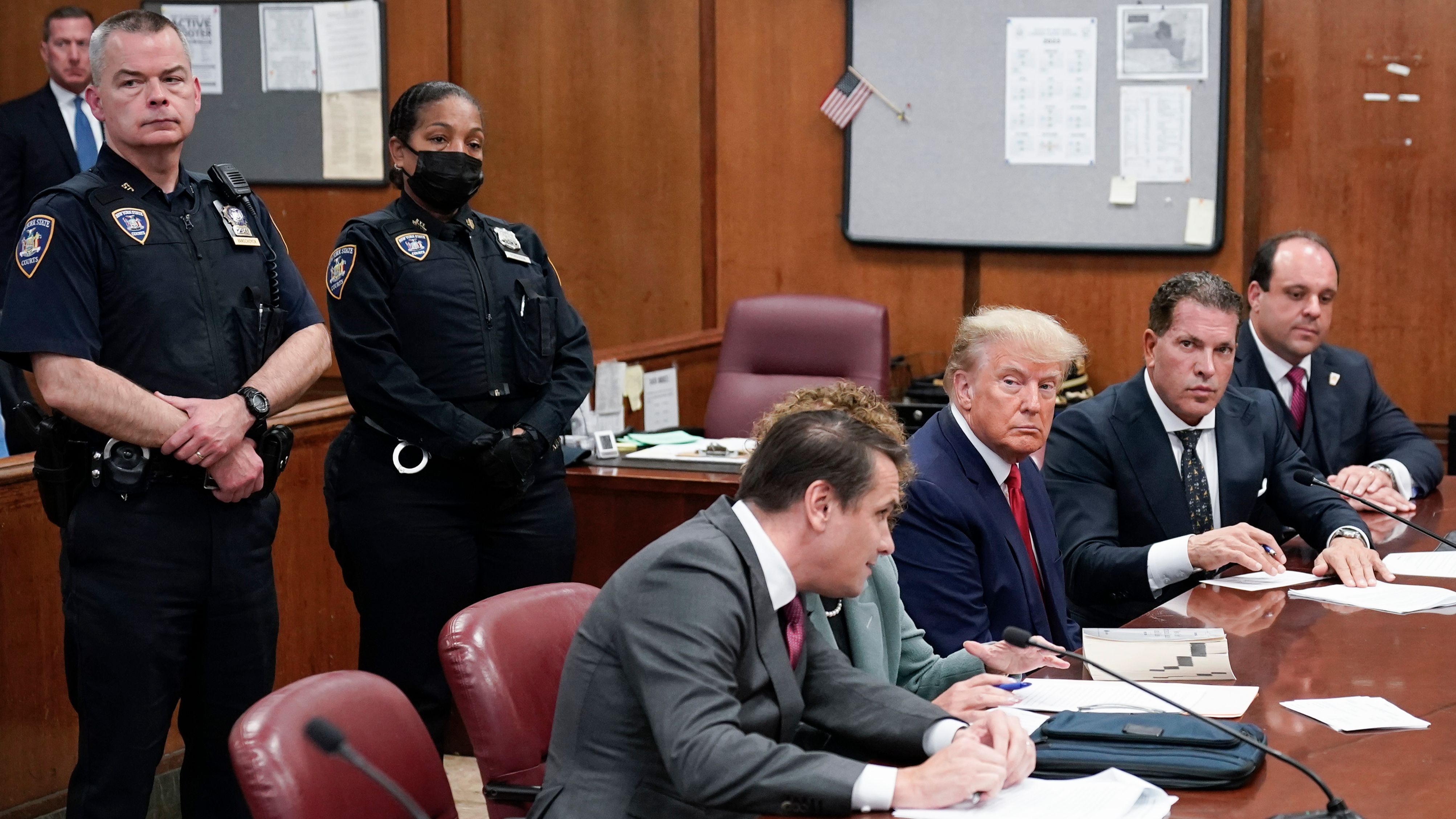 Former President Trump pleads not responsible to 34 costs within the ...