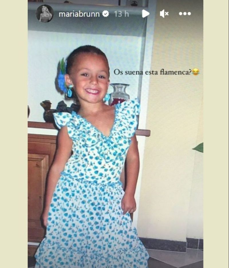 María Aguilar muestra cómo era de pequeña - La isla de las tentaciones