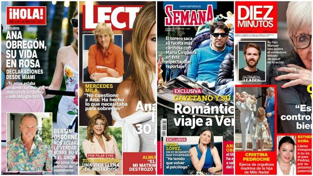 Revistas del corazón: Ana Obregón y Cayetano Rivera, protagonistas de ...