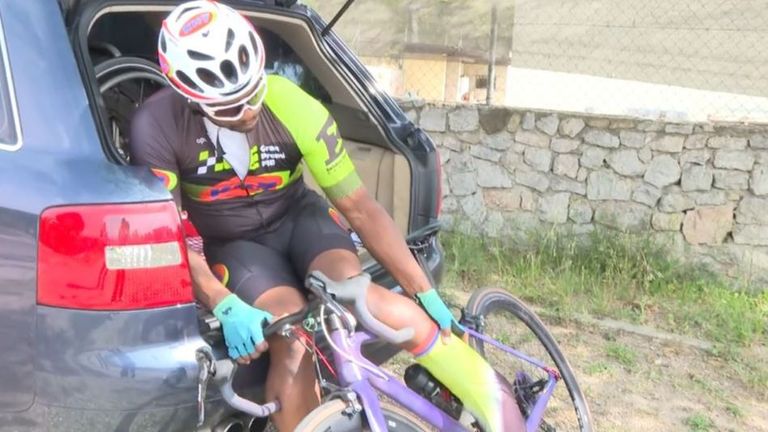 Lester Fernández, en la Titan Desert con un 81% de discapacidad