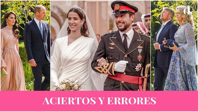 Aciertos y errores de la boda de Hussein de Jordania y Rajwa al Saif ...