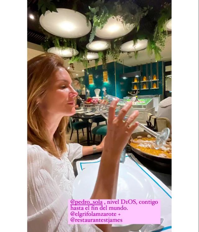 El romántico mensaje de Elena Rodríguez a su novio Pedro Solà ...