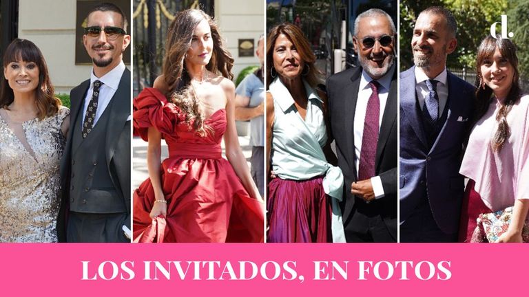 Nuria Roca recicla un vestido brillante: su look para la boda de Tamara ...