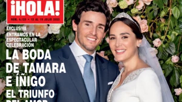 El vestido de novia de Tamara Falcó que recuerda a la boda de Letizia ...