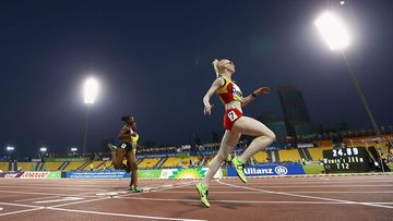 La atleta española Melaní Bergés, eliminada ante una deportista transexual