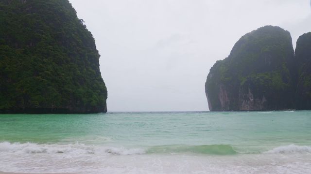 Maya Bay, en las islas Phi Phi, el famoso escenario de la película 'La ...