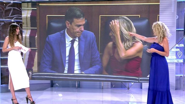 El ‘toquecito’ de Sánchez a Yolanda Díaz y otros gestos en la sesión ...