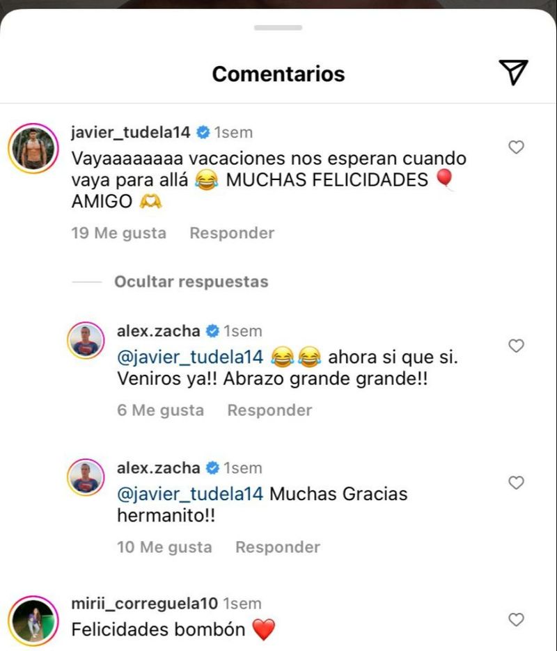 Javier Tudela: su gesto con Álex Zacharías que demuestra cómo es su ...