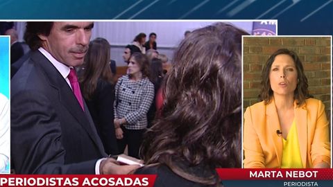 Marta Nebot, sobre el momento en el que Aznar le metió un boli en el ...