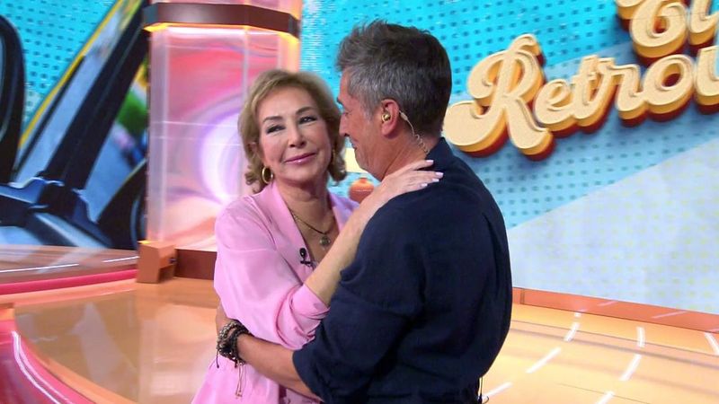 Ana Rosa Quintana y Antonio Hidalgo se reencuentran entre abrazos y ...