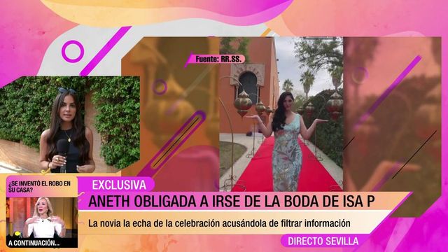 Isa Pantoja y Asraf Beno expulsan a Aneth de su boda: los motivos - Fiesta