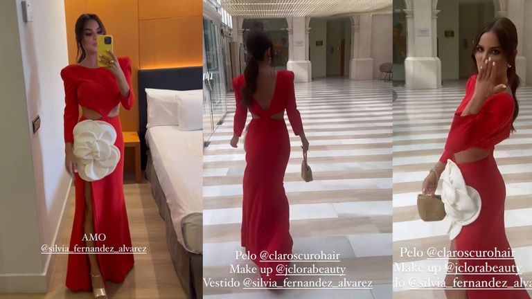 El vestido de Alexia Rivas de corte cut-out en la boda de Isa Pantoja ...