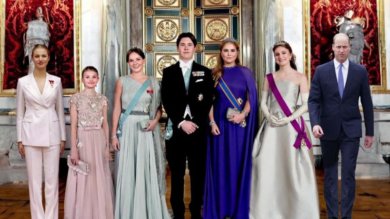 Los herederos al trono de las monarquías en Europa más allá de Leonor