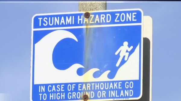 Ejercicio de simulacro de un tsunami de magnitud 8,5 en Chipiona, Cádiz