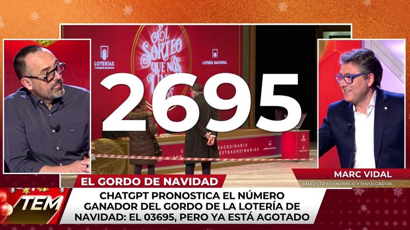 ¡La inteligencia artificial predice el número del Gordo de la Lotería ...