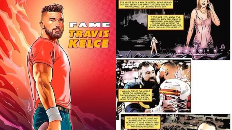El romance de Taylor Swift y Travis Kelce llega al mundo del cómic